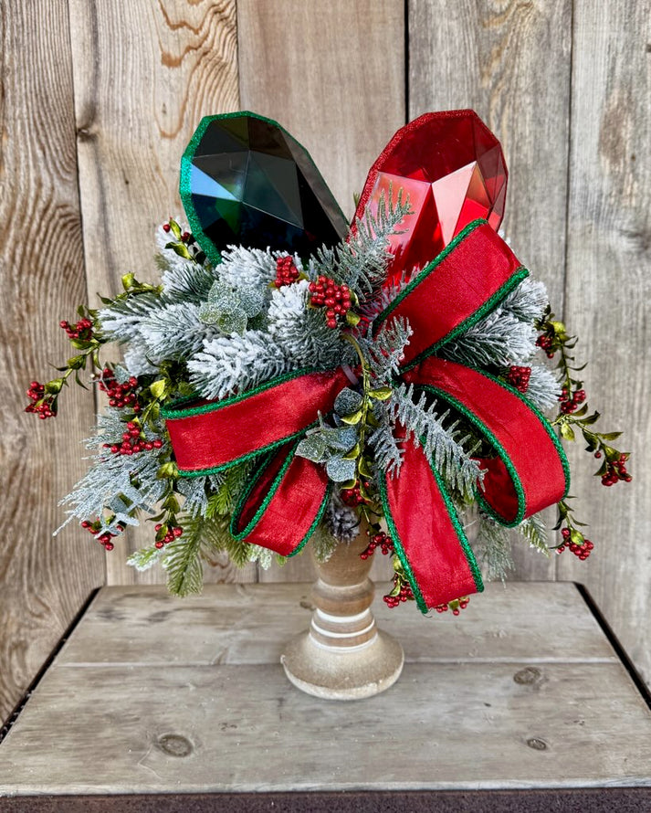 Red & Green Gem Candle Stick – Jam Designs and Supplies